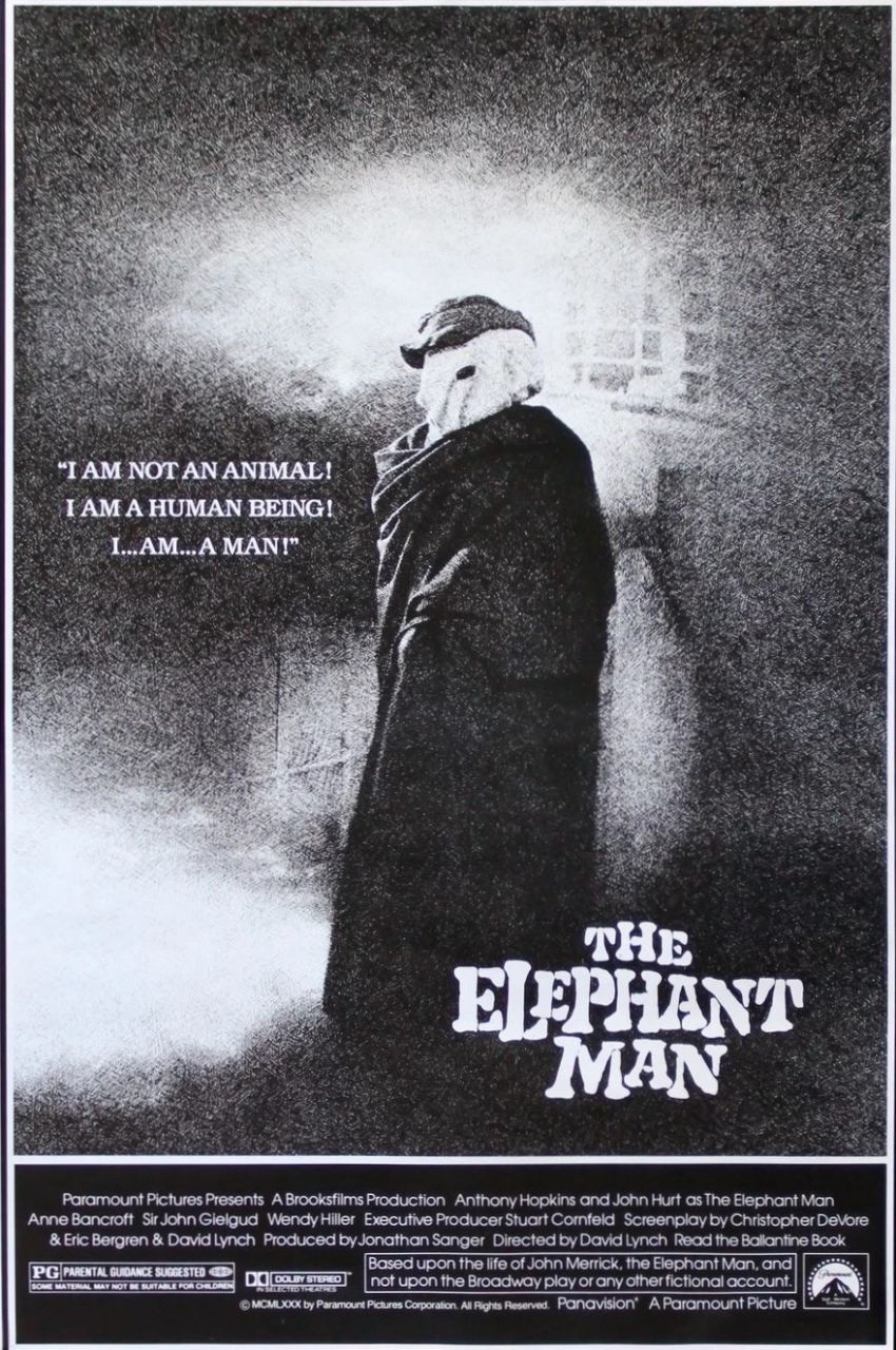 The Elephant Man, obra de David Lynch, John Hurt y Anthony Hopkins.
