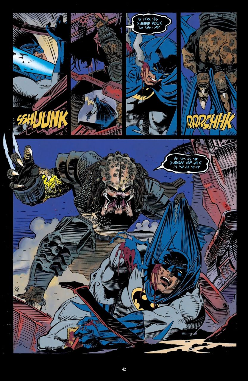 Batman versus Predator.