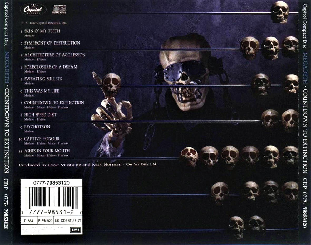 Countdown to Extinction de Megadeth.